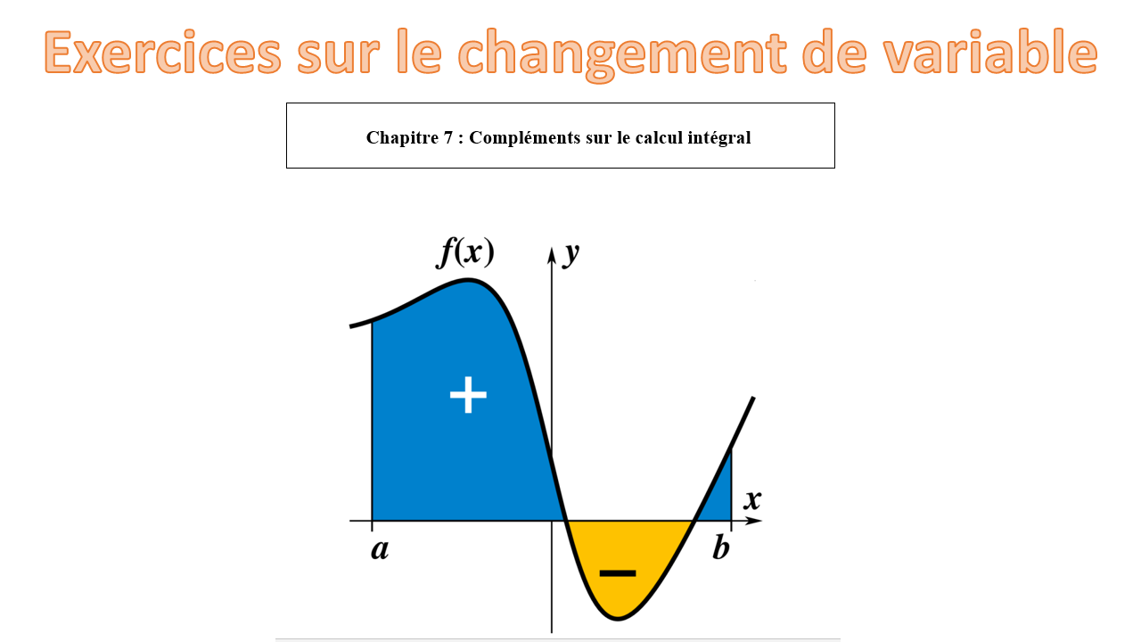 Utln Pod Exercices De Changement De Variable Dans Une