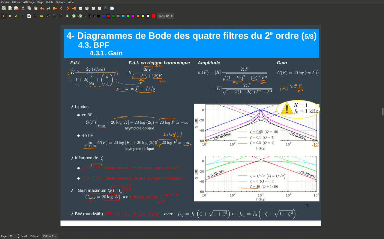 UTLN.Pod - Diagramme De Bode Bpf 2e Ordre